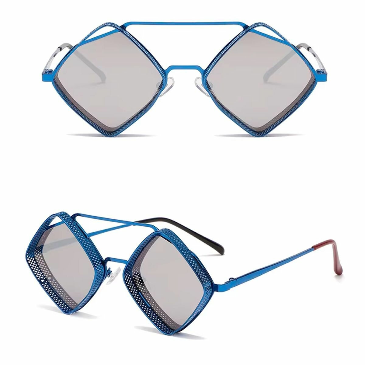 Ромбовидные очки стильные солнцезащитные