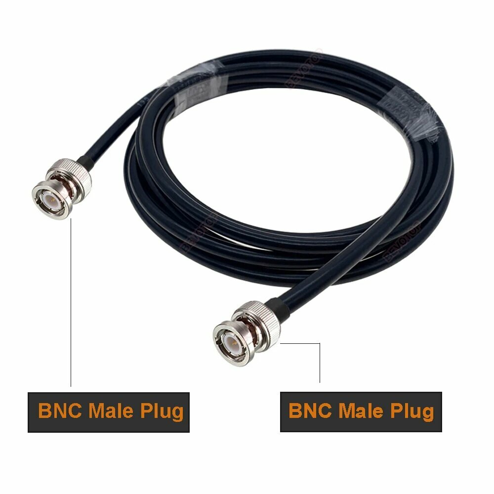 BEVOTOP BT1197-RG223 Коаксиальный кабель BNC-BNC 50 Ом 1M, BNC M to BNC M