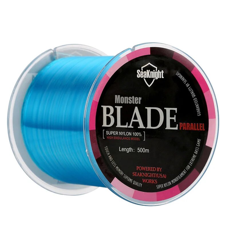 SeaKnight Monster Blade, леска нейлоновая, 500м, Blue, 4LB