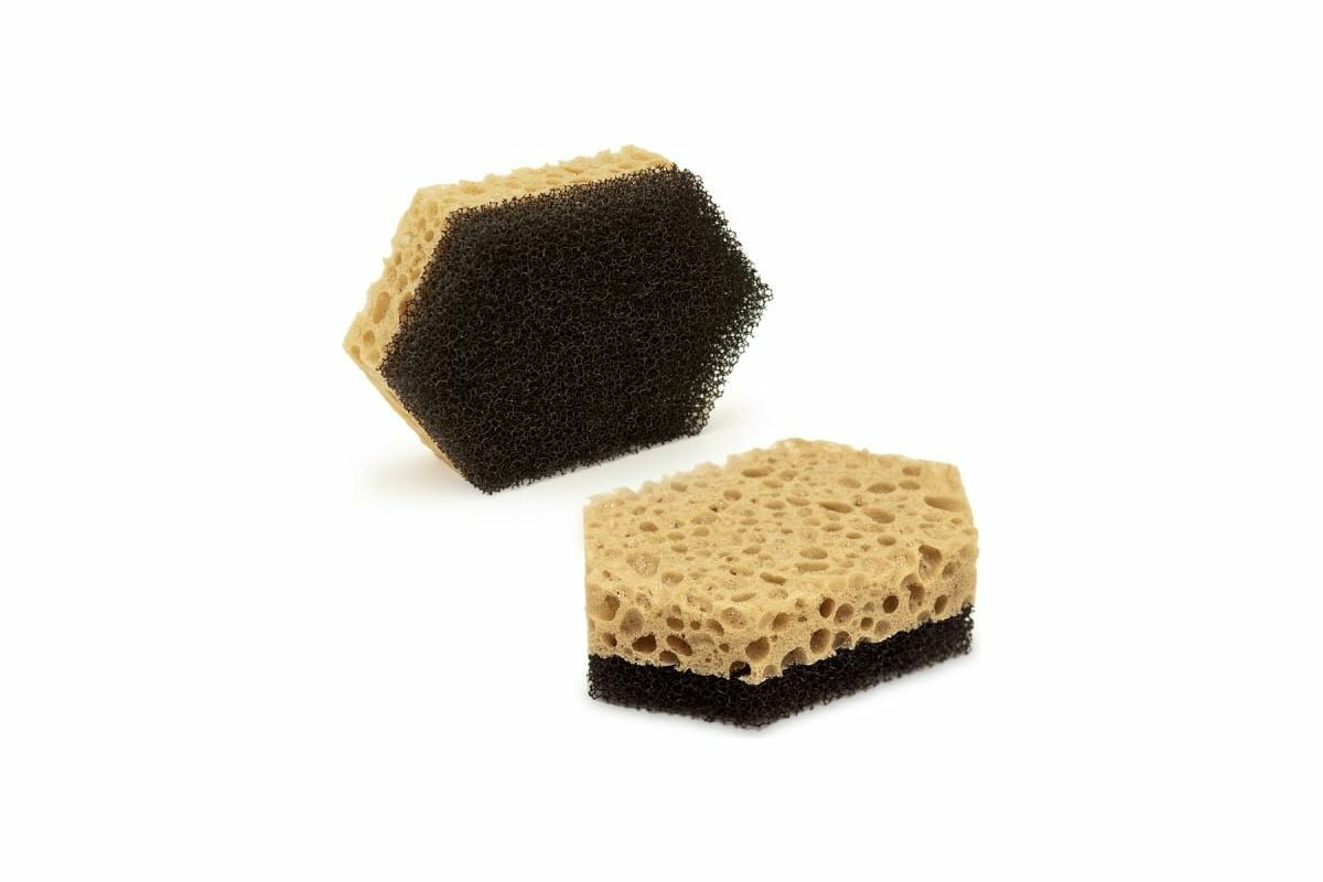 PATERRA супер универсальная губка с ретикулированным пенополиуретаном 12x8x3,5 см 406-061
