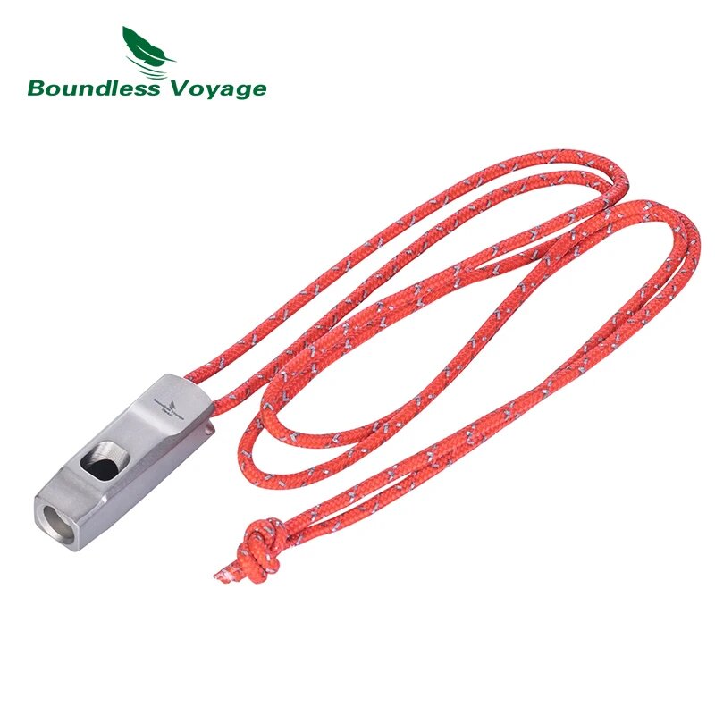 Свисток Boundless Voyage Ti9020O титановый Белый, Ti9020O-1 PC