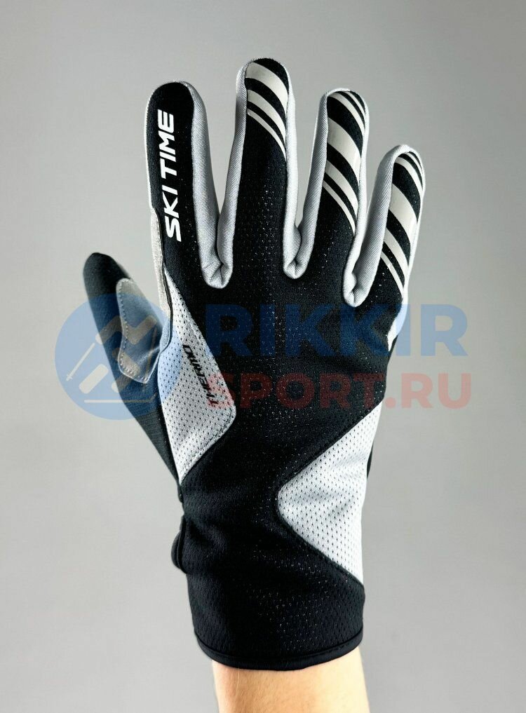 Перчатки SKI TIME Race 1.0 Thermo 1 Black/Gray G23071 черно-серый, XL