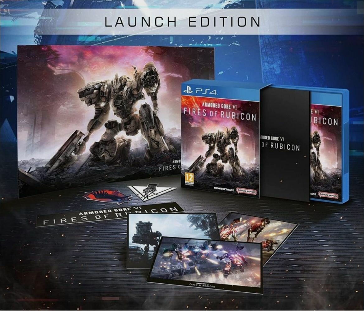 Игра Armored Core VI (6) Fires of Rubicon Launch Edition, для Ps4, Blu-ray , Русские субтитры