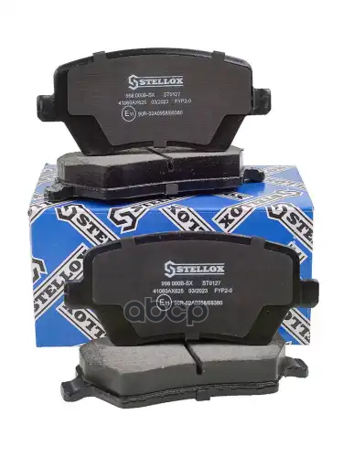Колодки диск. п! c антиск. плNissan Note 1.4/1.6/1.5dCi 06>, Renault Clio 1.2/1.5dCi 05> Stellox арт. 998000BSX