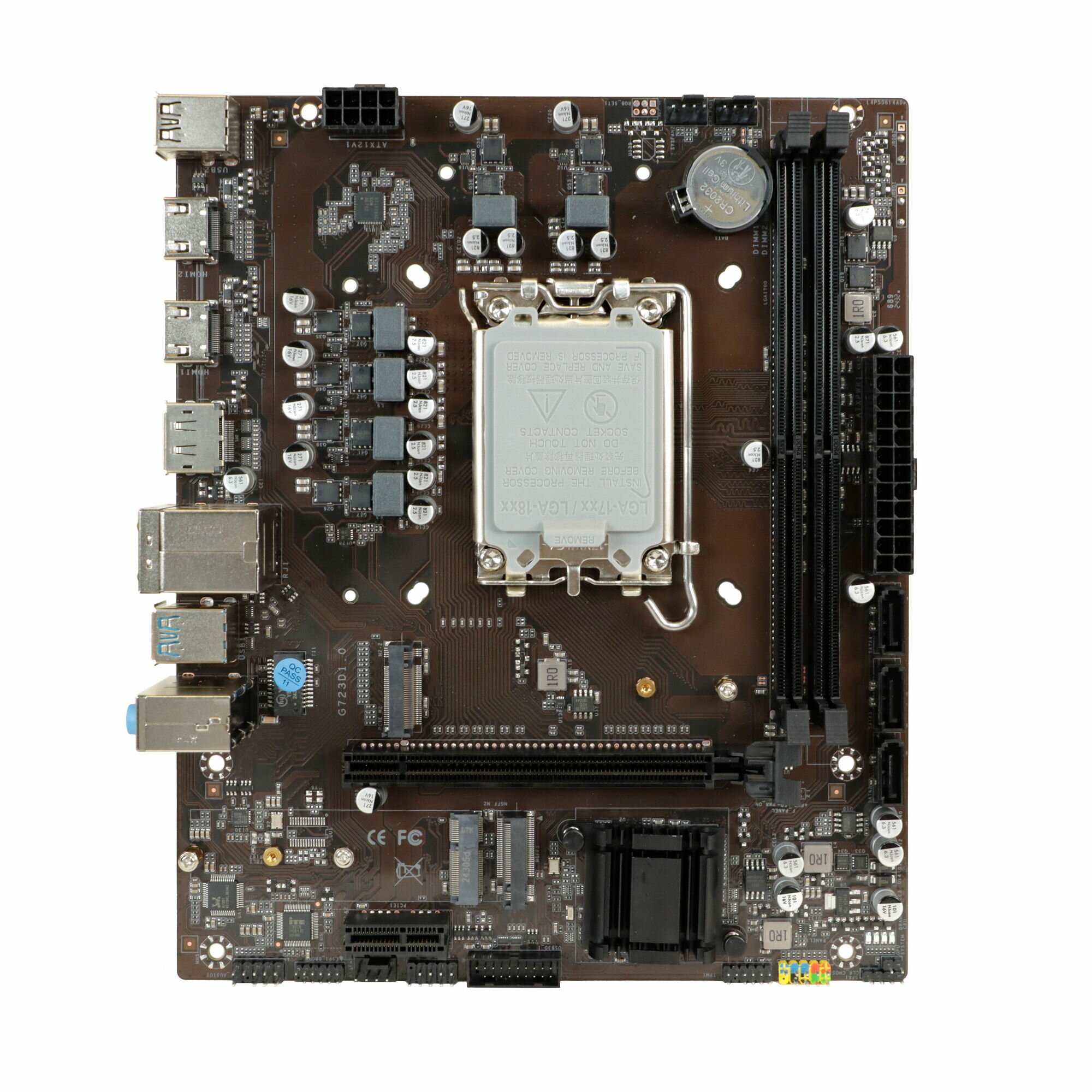 Материнская плата BaseTech H610M-K, Socket1700, Intel H610, mATX