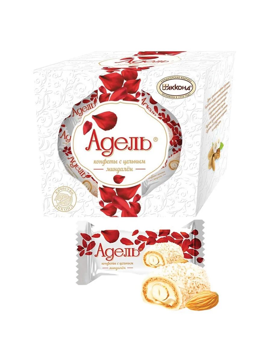 Конфеты Адель с миндалем и кокосом, 150 г