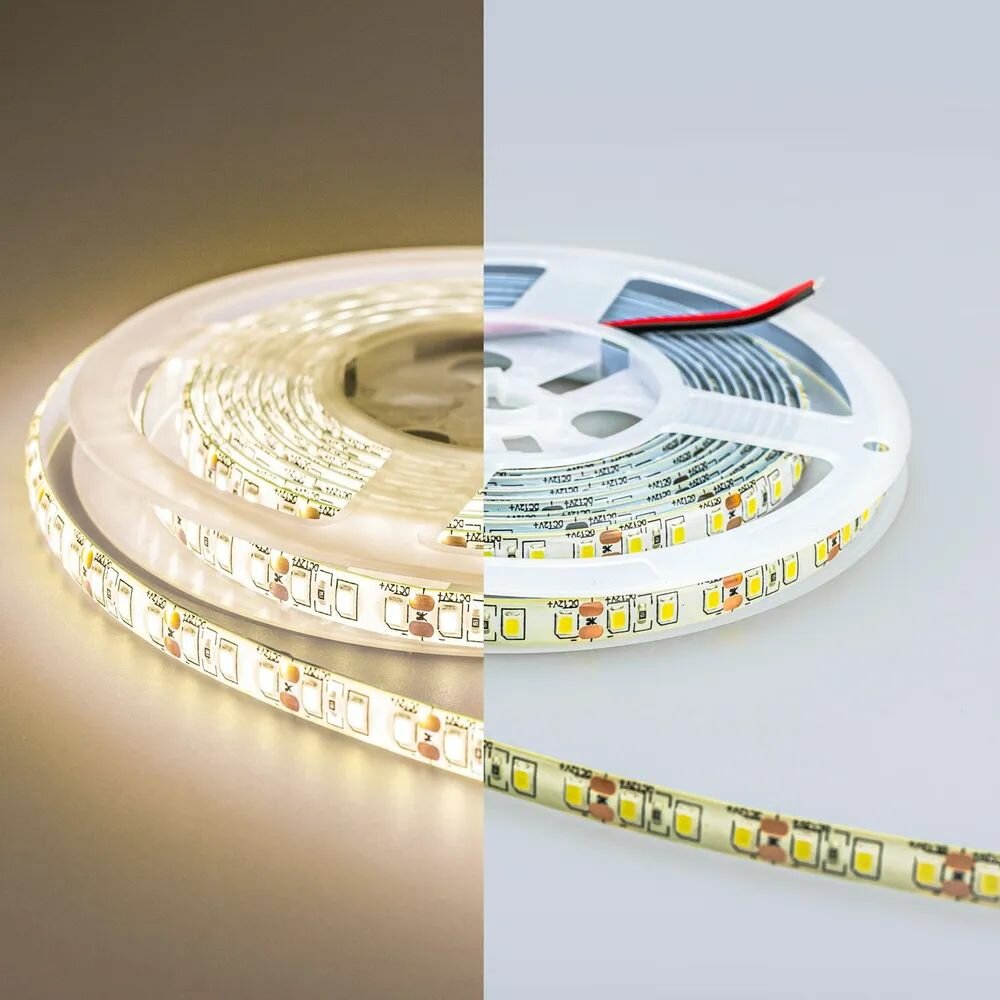 Eleganz Светодиодная лента Standard 2835 120 LED (9.6W/M) силикон (8mm) IP65 12Vнейтральная 4500K