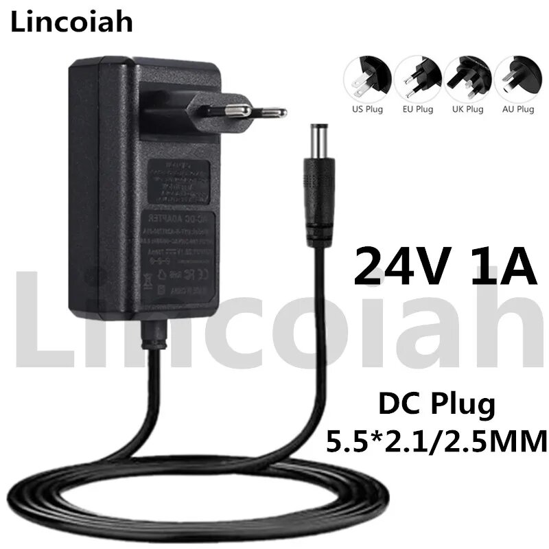 Адаптер питания Lincoiah 24В 1А, EU