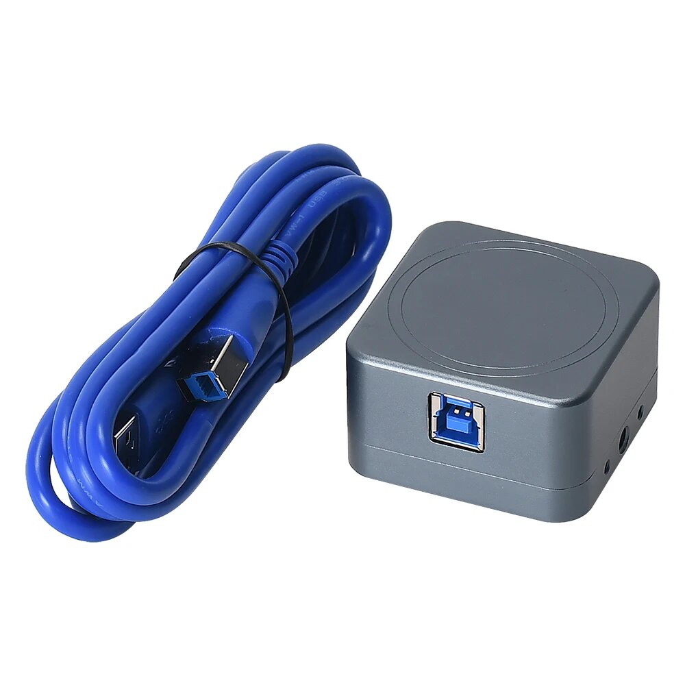 Цифровая USB-камера-микроскоп HAYEAR 4K с креплением C-Mount, 8 МП CMOS, для биологического микроскопа, ремонта печатных плат и телефонов