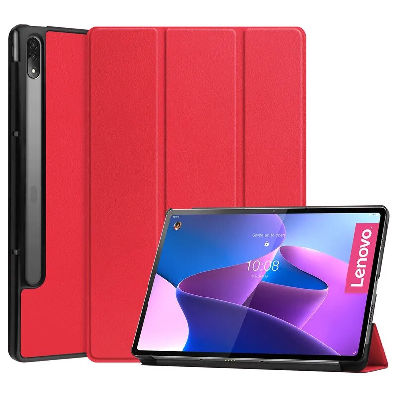 Жесткий чехол для планшета Lenovo Tab P12 Pro Ecasetok Красный, XiaoXin Pad Pro 12.6, red