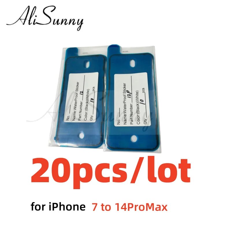 Водостойкая клейкая лента для iPhone 6S 7 8 Plus X XS XR 11 12 Pro Max 20x black