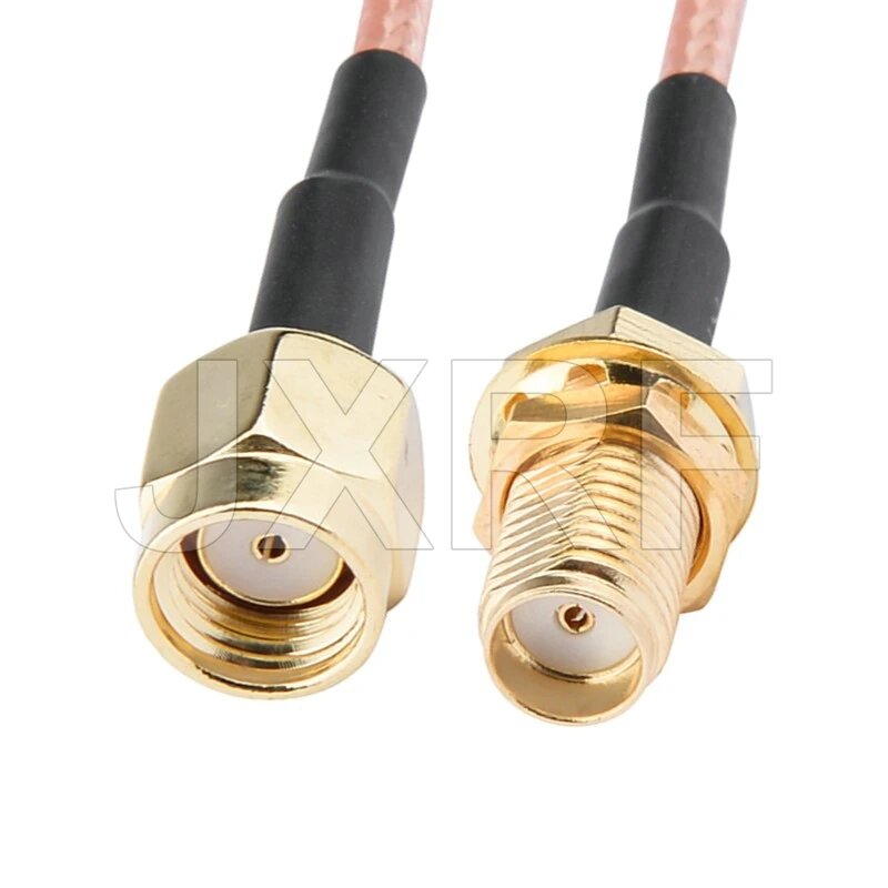 Коаксиальный кабель JX SMA-RP-SMA, 15 см, No 7 F to RP M