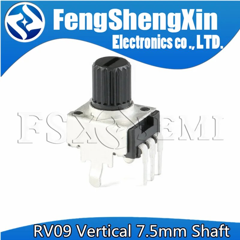 Потенциометр 1 кОм RV09 FSXSEMI 10 шт.