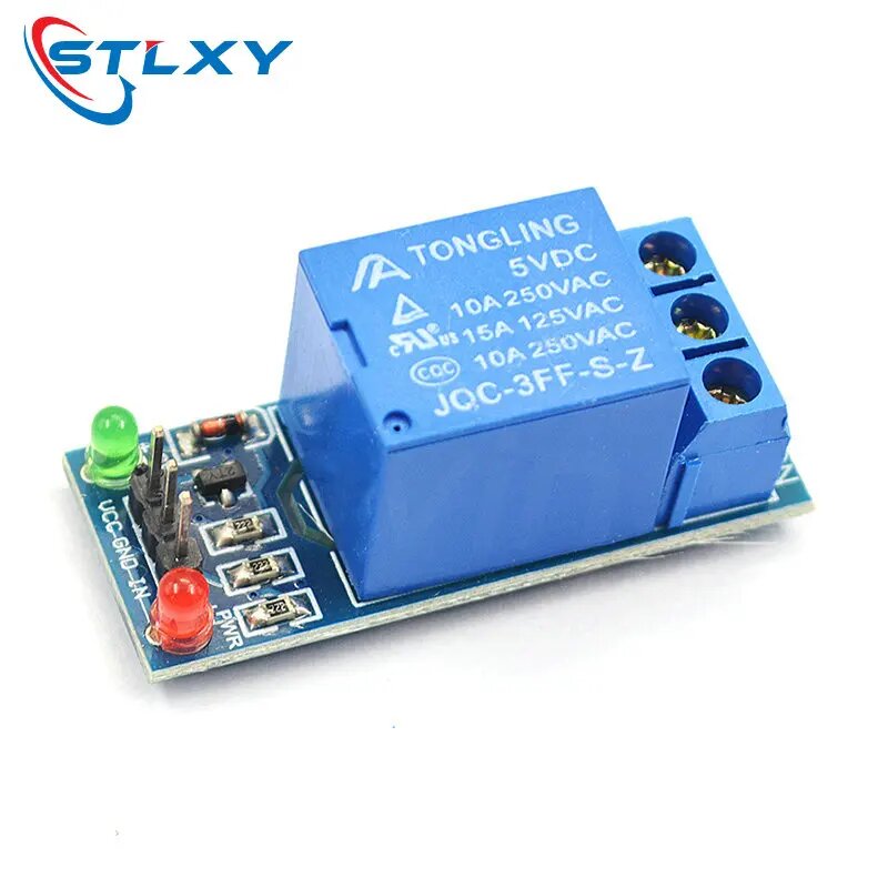 Релейный модуль Stlxy 5В 12В для Arduino 5 Pcs 5V