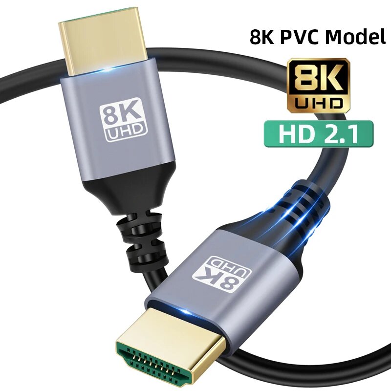 HDMI кабель 8K 48 Гбит/с 8K PVC Model, 0.5M