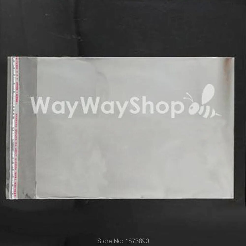 Прозрачные пакеты для DVD, 200 шт, 30 Micron