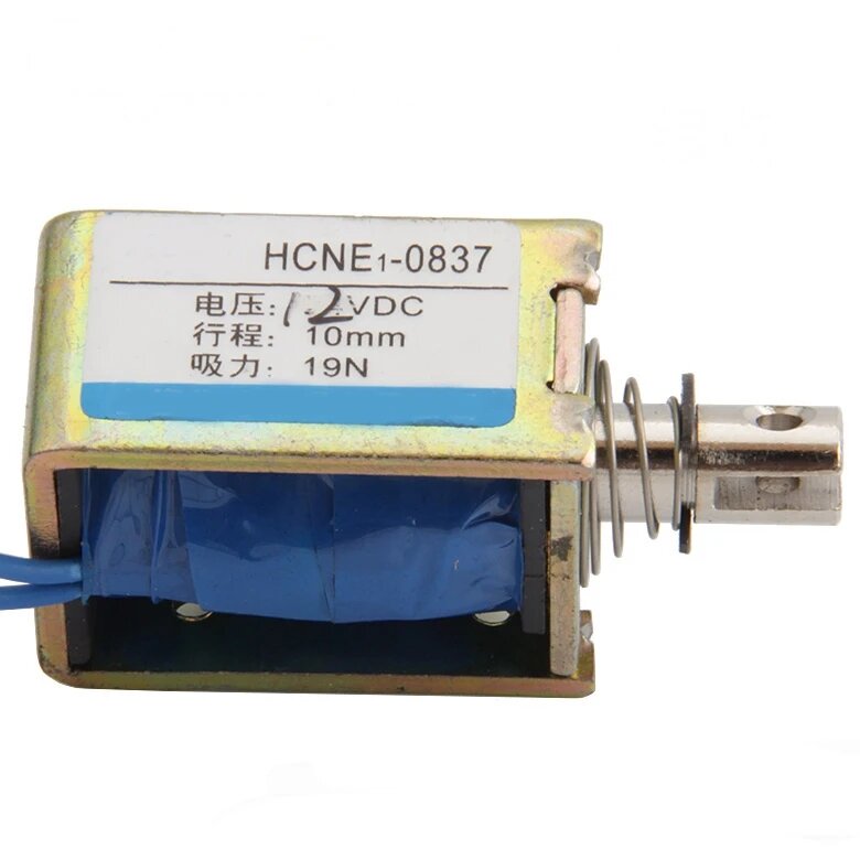 Электромагнит VIDONIA HCNE1-0837 тянущий 10Вт 12/24В 10мм 2кг