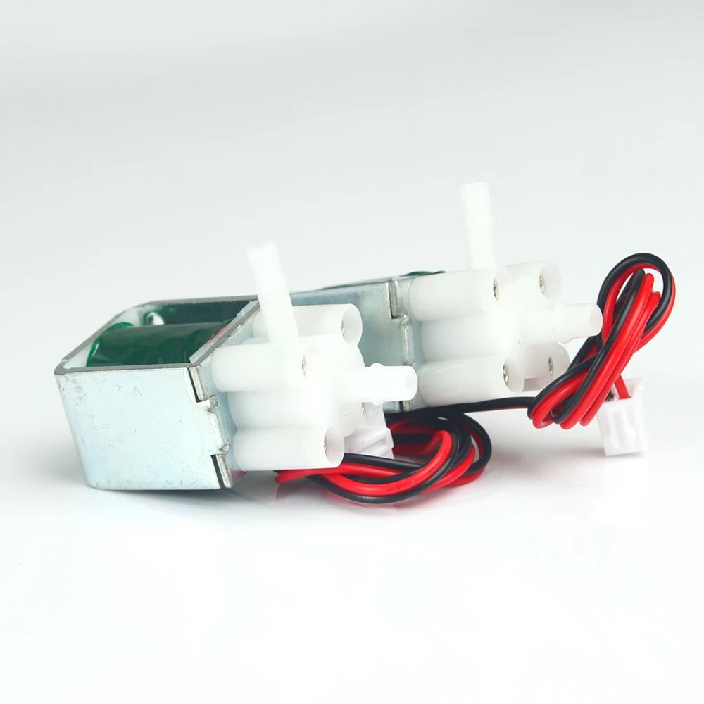 Электромагнитный клапан, 1 шт, 12-15 В постоянного тока, N/C, воздушный клапан, водяной клапан, нормально закрытый электрический вентиляционный и выпускной клапан, электромагнитный микроклапан для воды