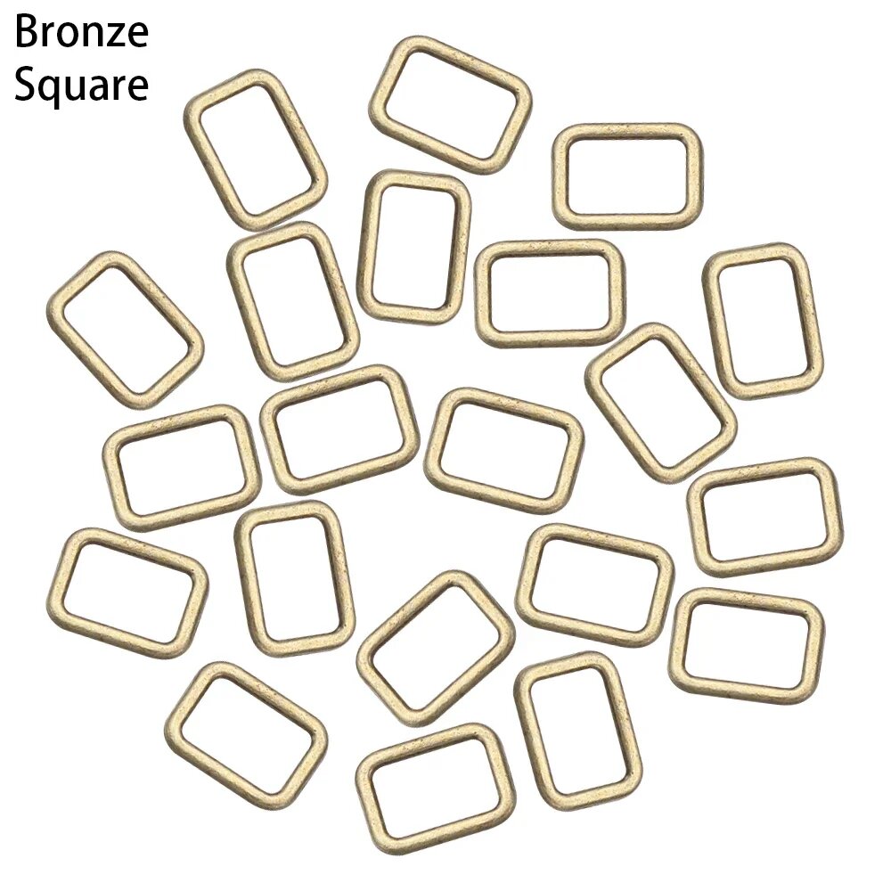 Металлические фурнитуры SIRENXI, бежевый, Bronze-Square