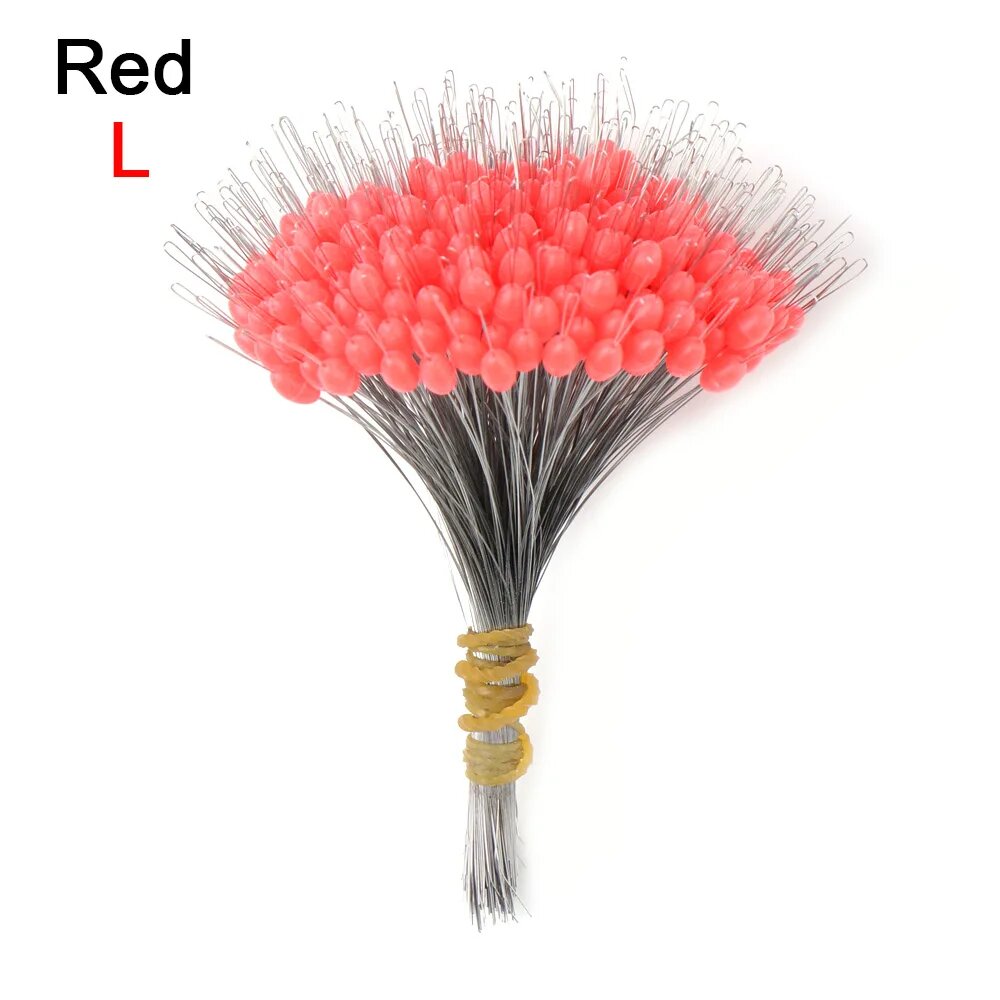 Силиконовые поплавки для рыбалки Red L, 300 шт.