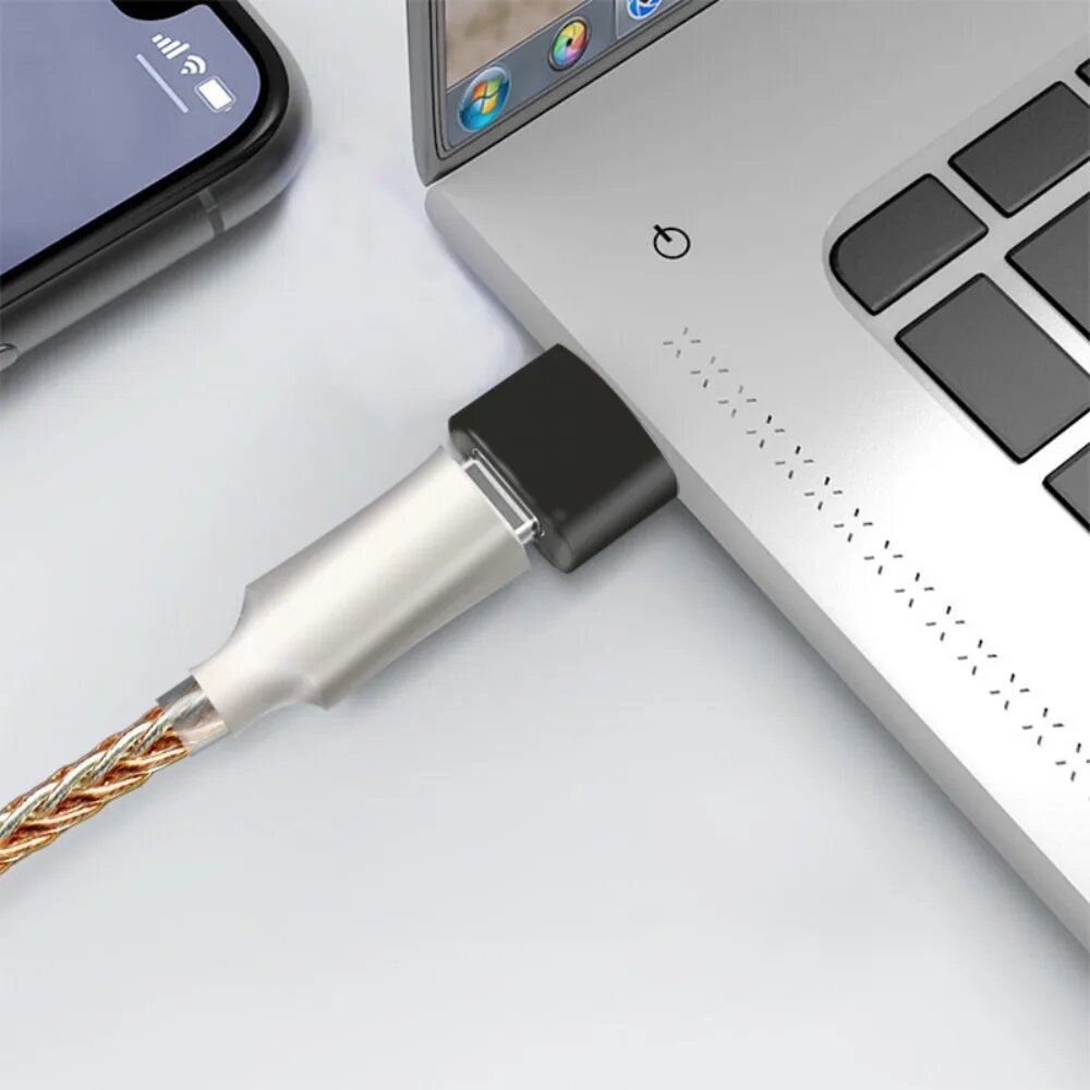 Аудиокабель USB-C на 3.5 мм CX-PRO, синий — фото 1