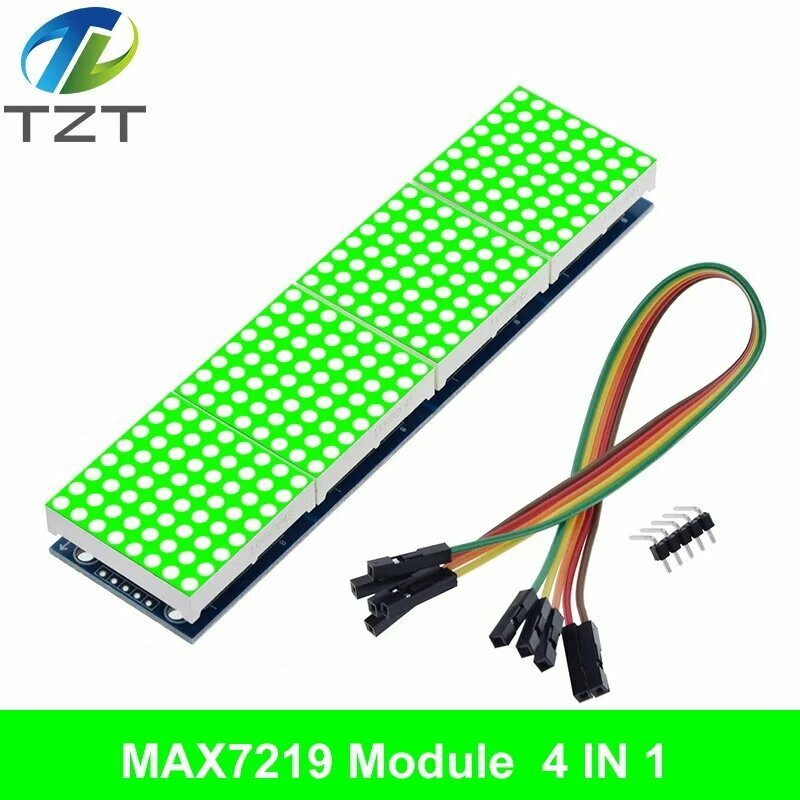MAX7219 модуль 4 в 1, зеленый