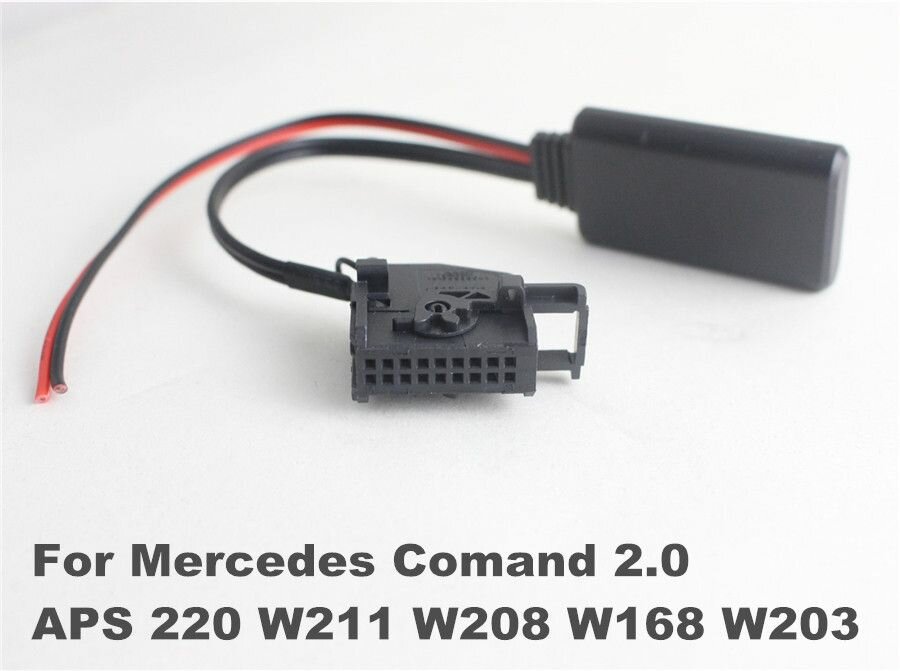 Bluetooth-адаптер Aux-кабель для Mercedes Comand 2.0 APS 220 W211 W208 W168 W203