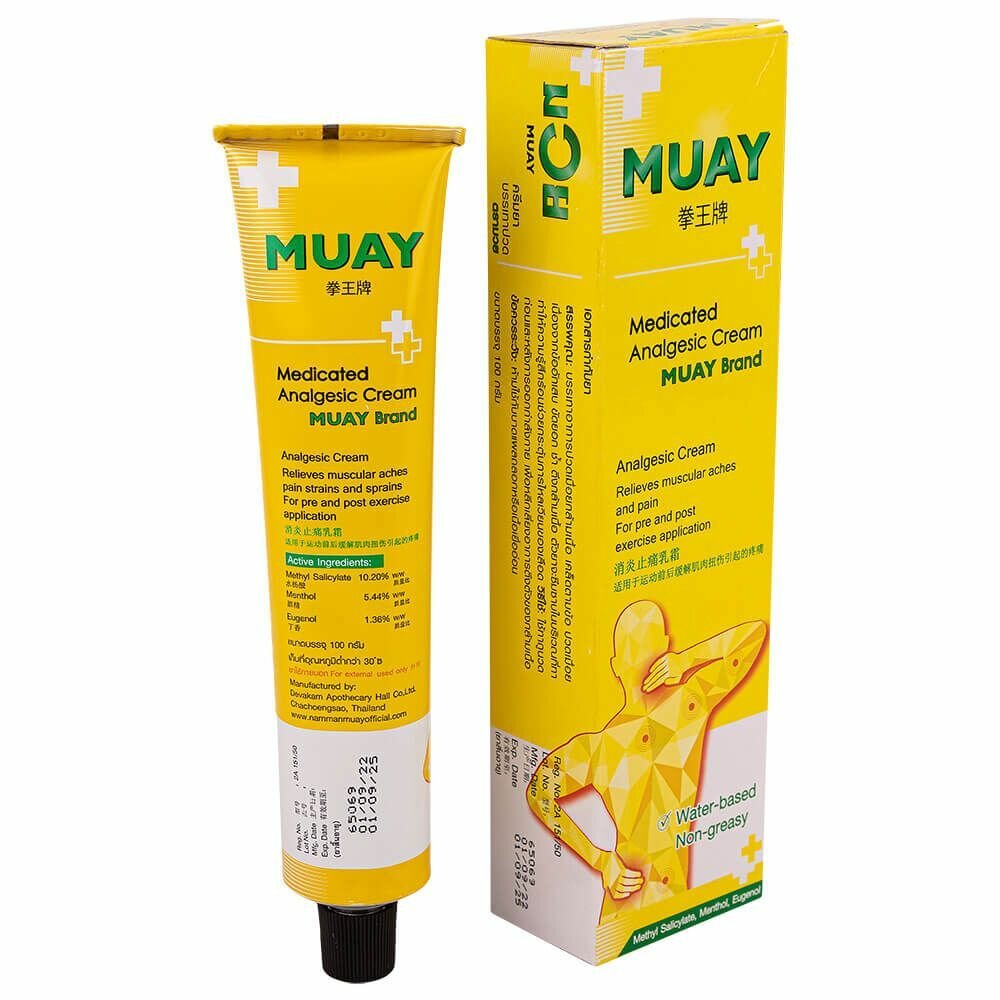 Namman Muay Крем анальгетик тайский Намман Муай для мышц, суставов и связок, 100 гр