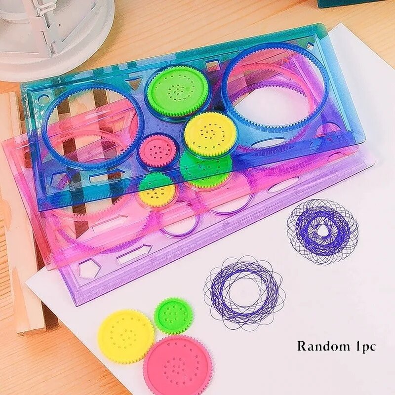 Геометрический спирограф набор для рисования Random 1pc