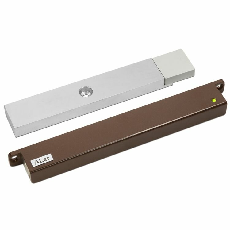 AL-200 PRemium (12В) (коричневый) замок электромагнитный Aler