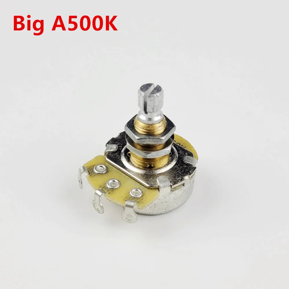 Потенциометр Big A500K для гитары, 1 шт.
