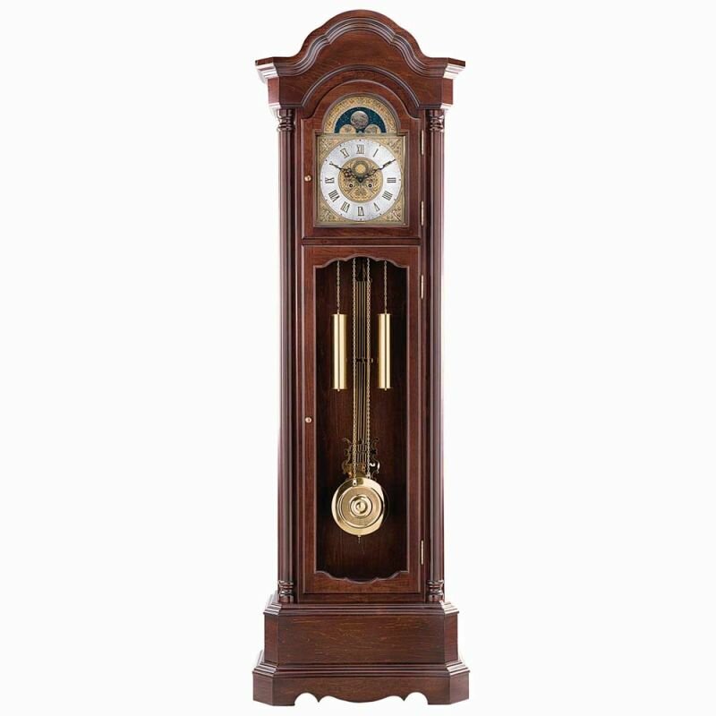 Напольные часы SARS Uhren Напольные механические часы с боем 1067-141 Walnut с немецким механизмом