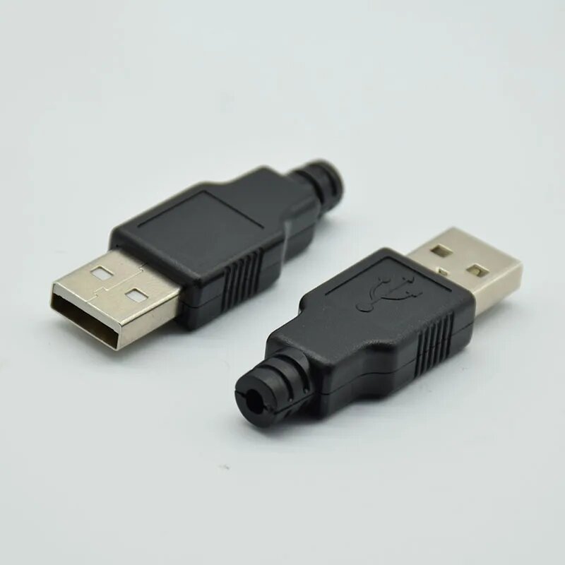 IMC USB разъем 4-контактный черный 10pcs
