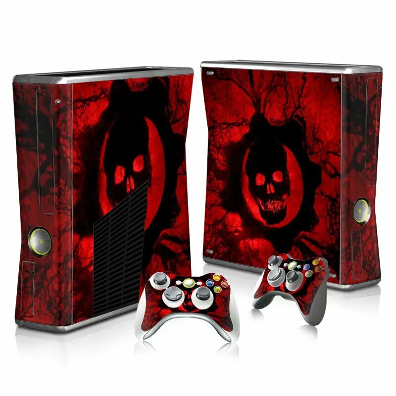 Горячий дизайн для XBOX 360, тонкая наклейка на кожу для Xbox 360, тонкая виниловая наклейка для защиты устройств и настройки