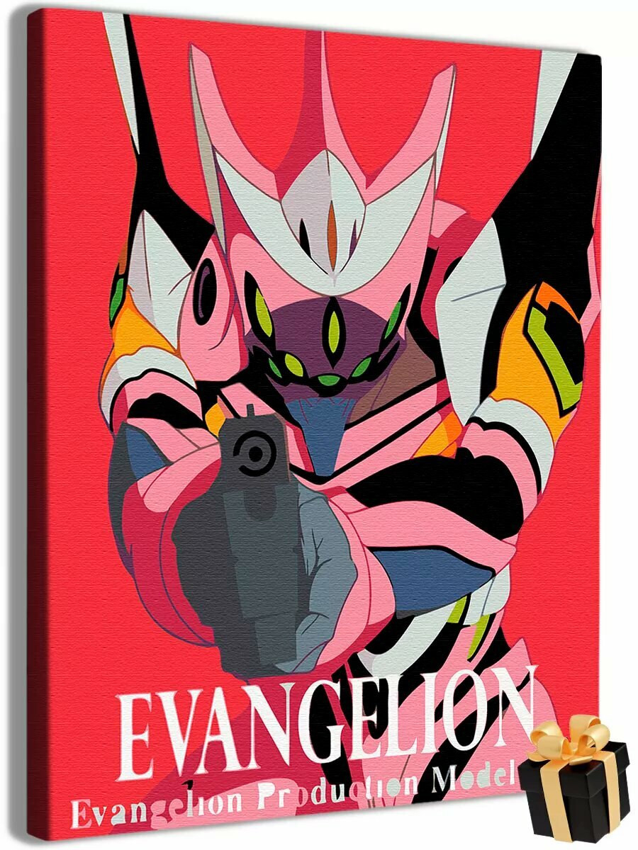 Картина по номерам евангелион аниме