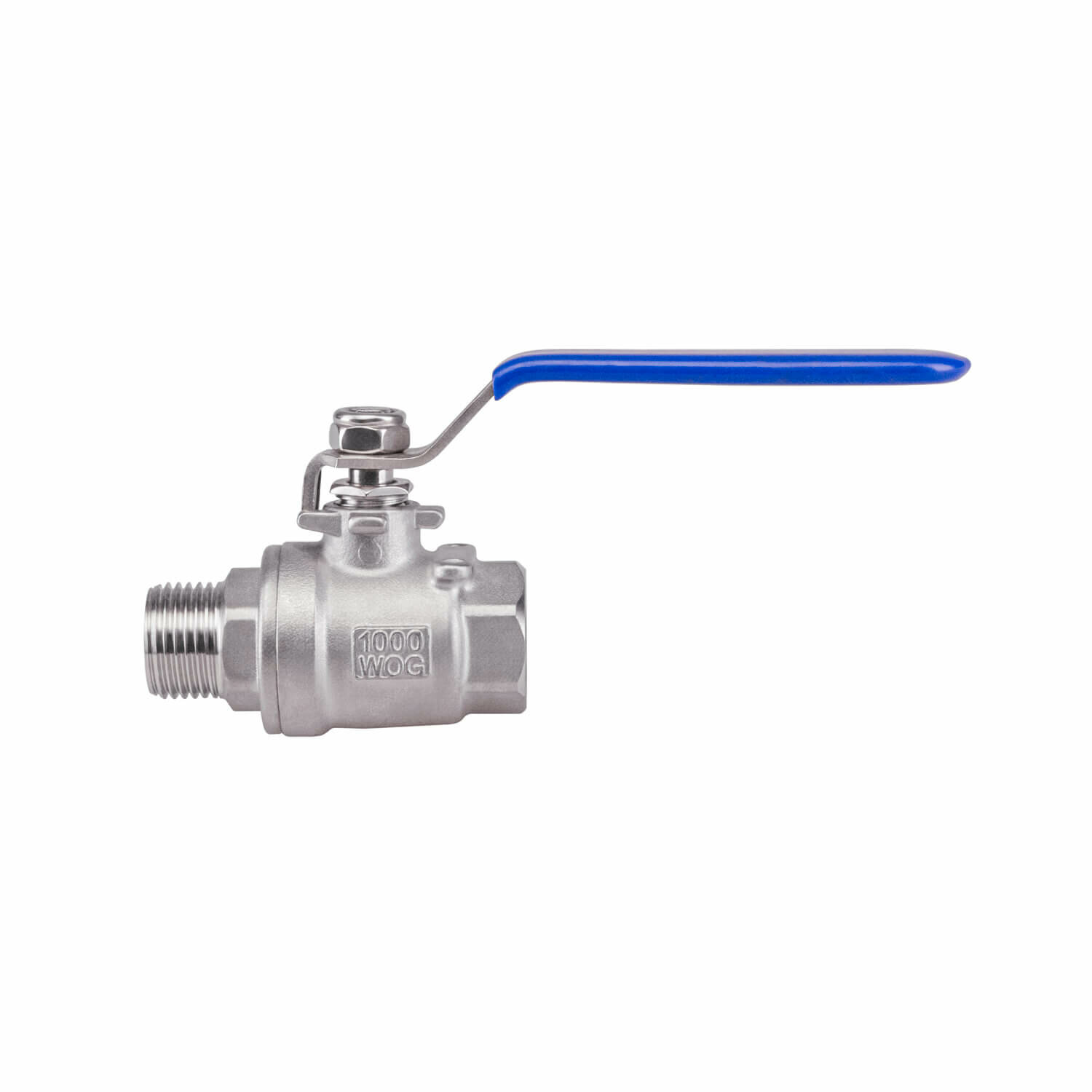 Кран шаровой 1/2 дюйма, ВР/НР (внутренняя/наружная резьба, мама/папа), нержавеющая сталь AISI304