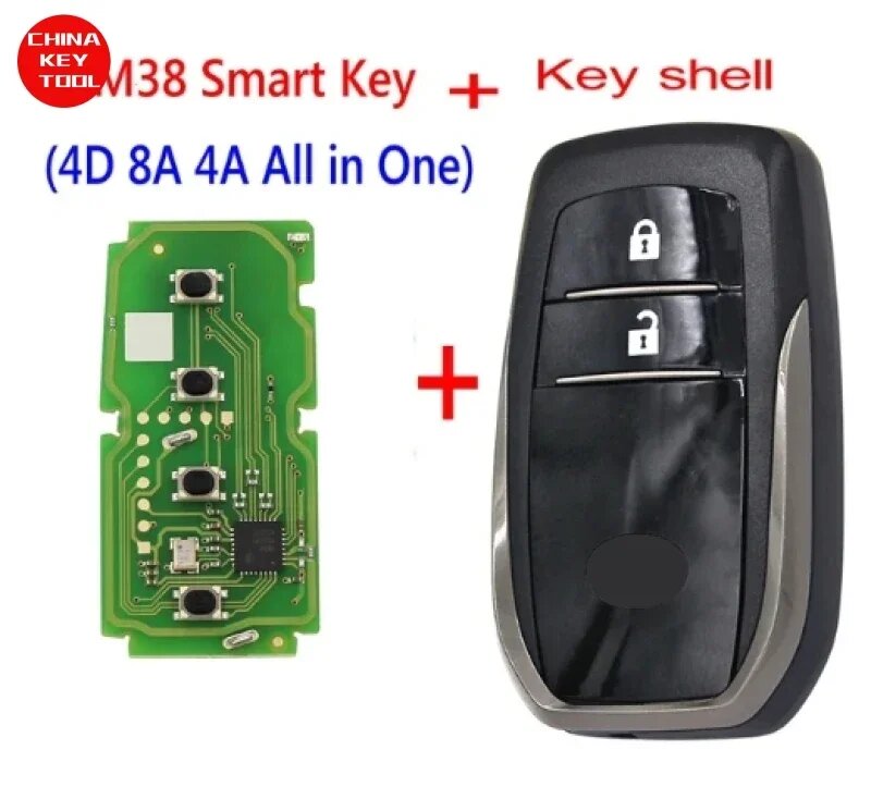 Xhorse XSTO01EN для Toyota XM38 Smart Key 4D 8A 4A «все в одном» с для KEY TOOL Plus Max VVDI2 VVDI Mini Поддержка обновления DAKA2 BUTTONS