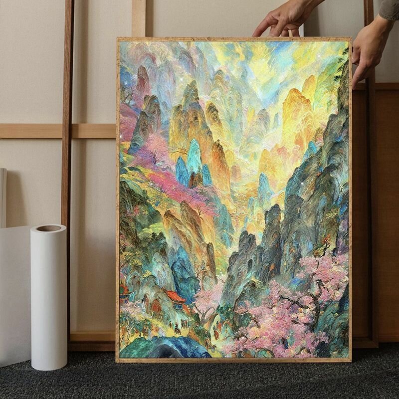 Вышивка крестом, набор для вышивания крестом, канва 11CT 40x50 см, полная зашивка (без подрамника, без рамы)