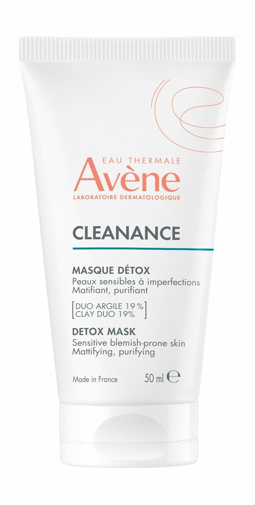 AVENE Cleanance Маска-детокс для глубокого очищения кожи, 50 мл