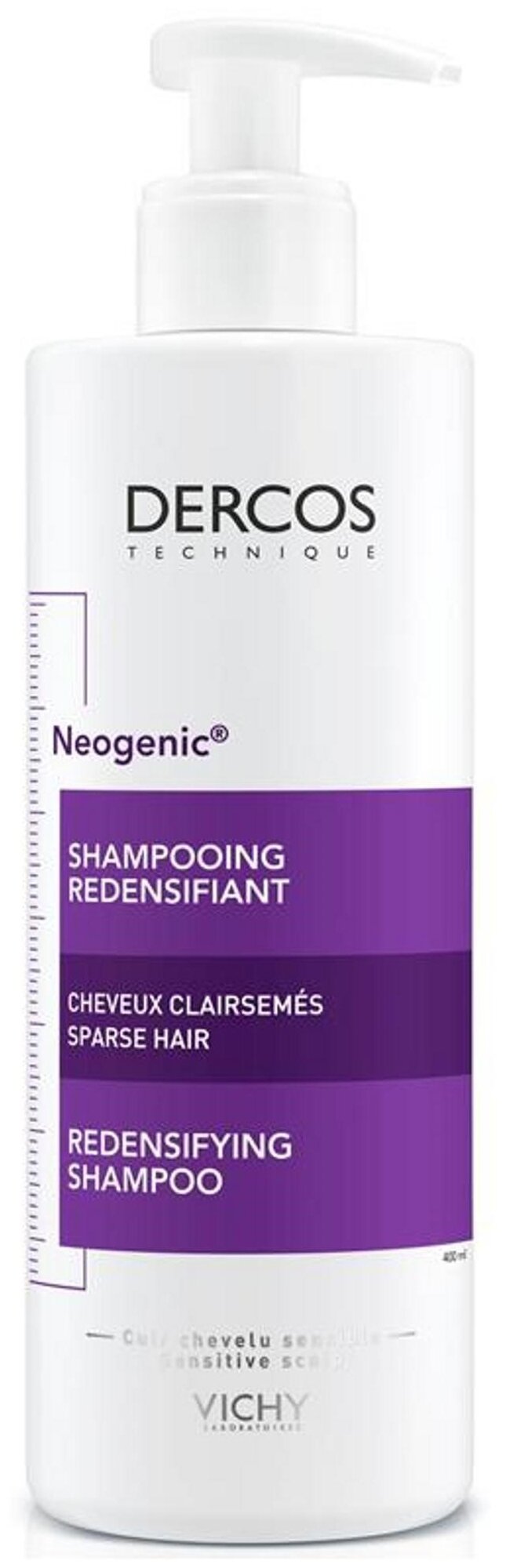 Vichy Neogenic неоженик Шампунь для повышения густоты волос 400мл