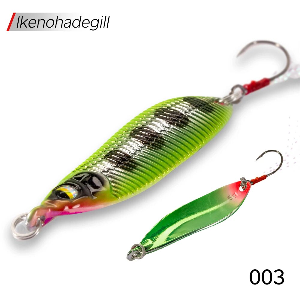 Ложка для рыбалки Ikenohadegill, 3.4g, 003