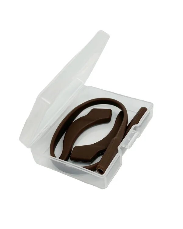 Набор стопперов для очков коричневый