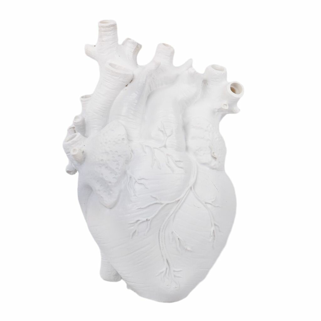 Креативное имитационное украшение в виде сердца-белый