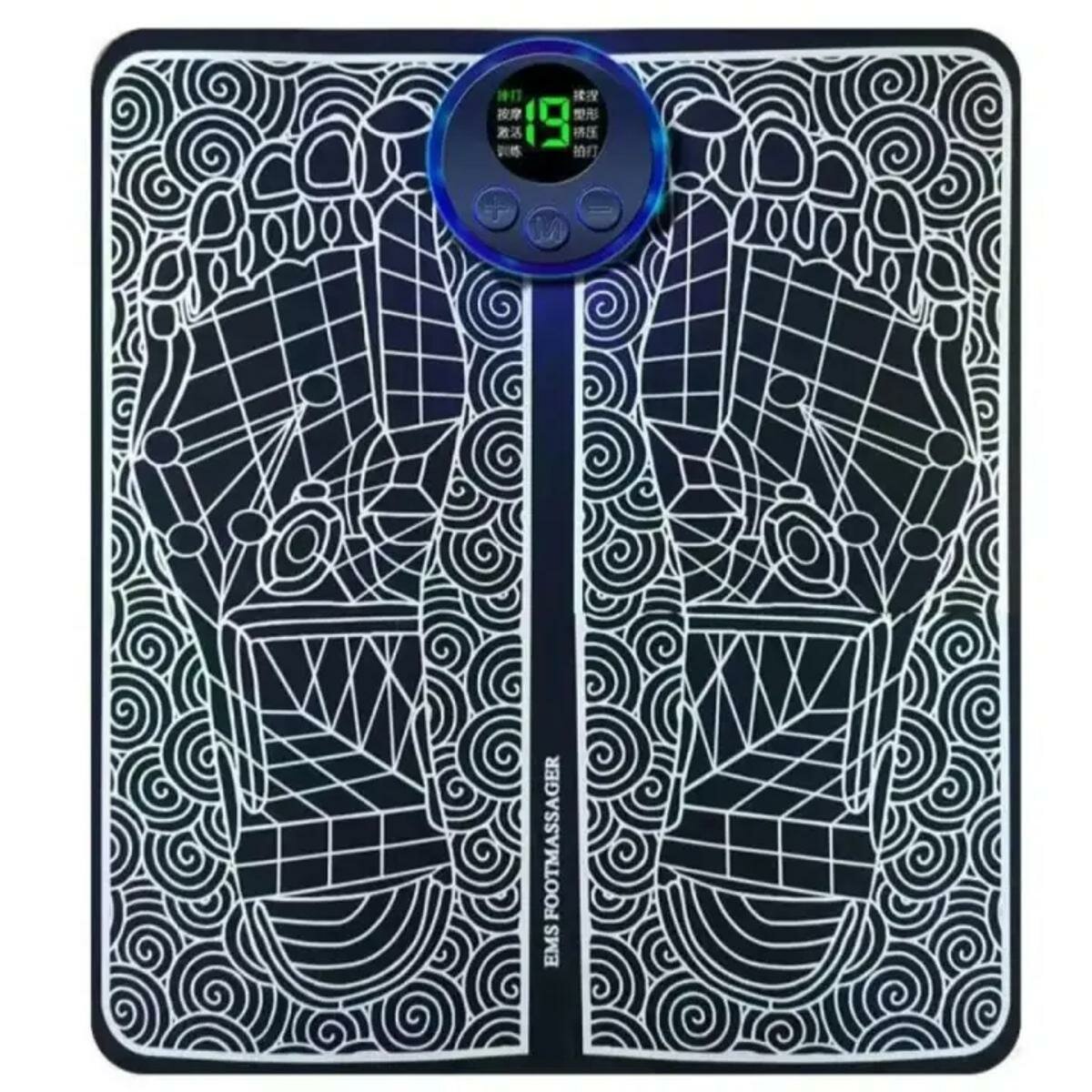 Массажный коврик для ног, портативный электрический массажный коврик для расслабления ступней и ног, USB для использования дома и в офисе