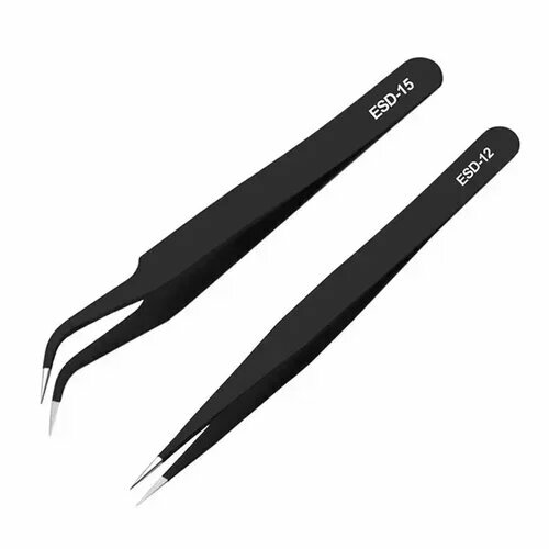 Пинцеты ESD-15 и ESD-12, Straight Curved 4