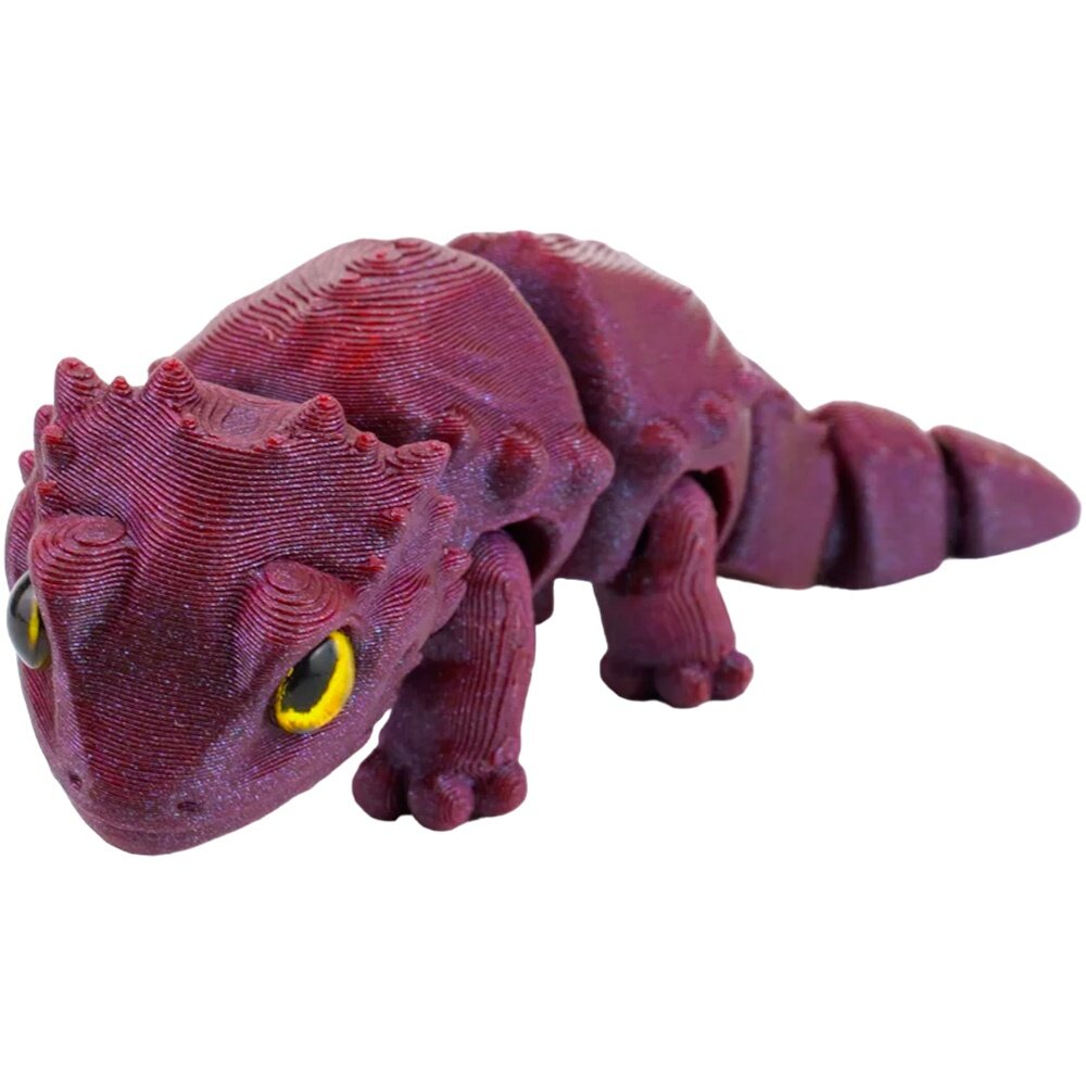 Фигурка Funberry Toys Малыш Агама Чико 3D подвижная, пластиковая (204)