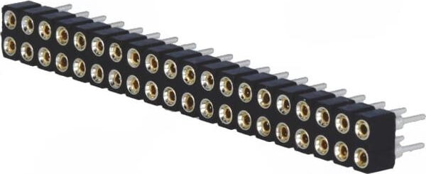 Гнездо CONNFLY DS1002-01-2*20V13 Гнездо IDC "мама" PIN 40 прямой, цанговые контакты 2,54мм THT 1шт