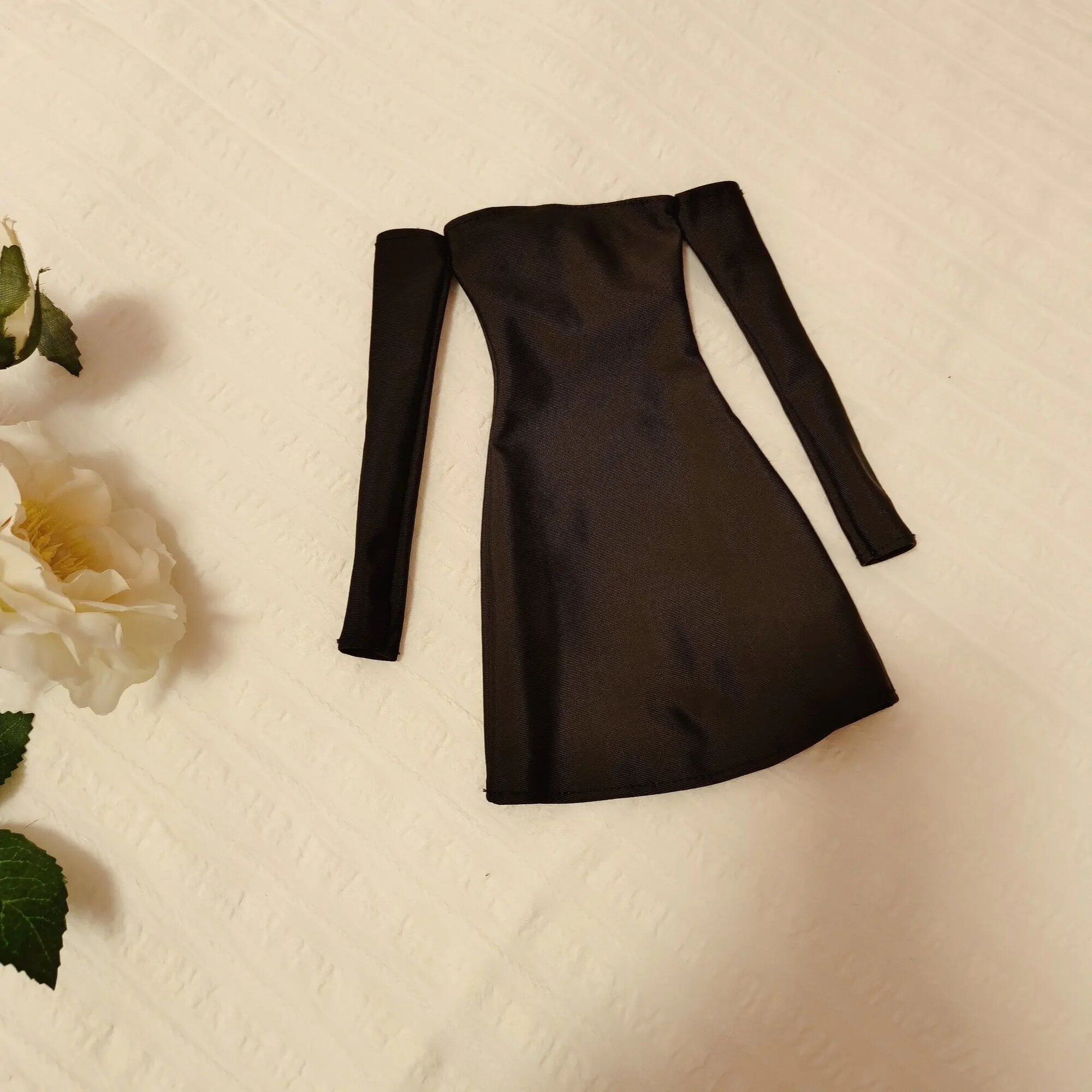 Кукольная одежда 60 см для BJD куклы, черная юбка и платье E