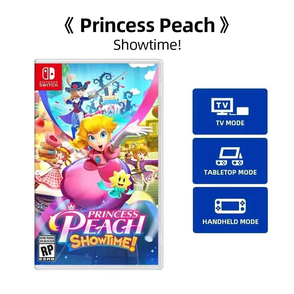 Игровые предложения Nintendo Switch-Принцесса Персик: Showtime! -Картридж для игр, физическая карта для Nintendo Switch Oled Lite