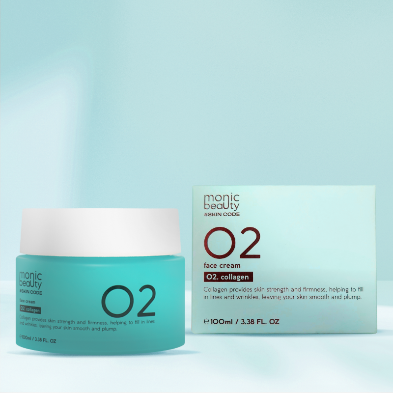 Крем для лица Monic Beauty 02, c коллагеном, 100 мл